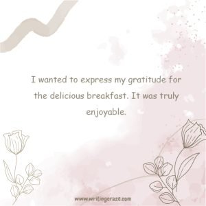 101+ Thank You Breakfast Messages That Brighten Mornings