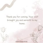 103+ Best Thank You for Visiting Messages