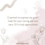 79+ Captivating Thank You for Your Concern Messages