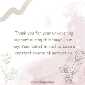 85+ Thank You for Your Support During This Difficult Time Messages