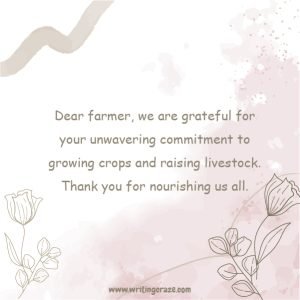 77+ Thank a Farmer with a Thank You Note