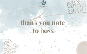 87+ Good Thank You Notes to Boss for Gifts