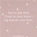 75+ Words of Encouragement for Elementary Students Taking Tests