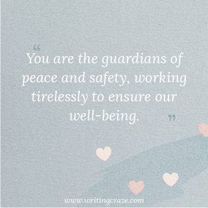 91+ Words of Encouragement for Police Officers